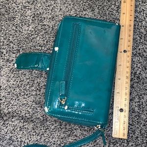 mundi | Bags | Teal Wallet With Zipper | Poshmark